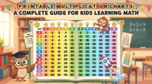 Printable Multiplication Charts: A Complete Guide for Kids Learning ...
